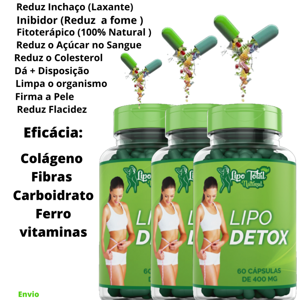 LIPO DETOX 30 CAPSULAS - LIPO TOTAL NATURAL