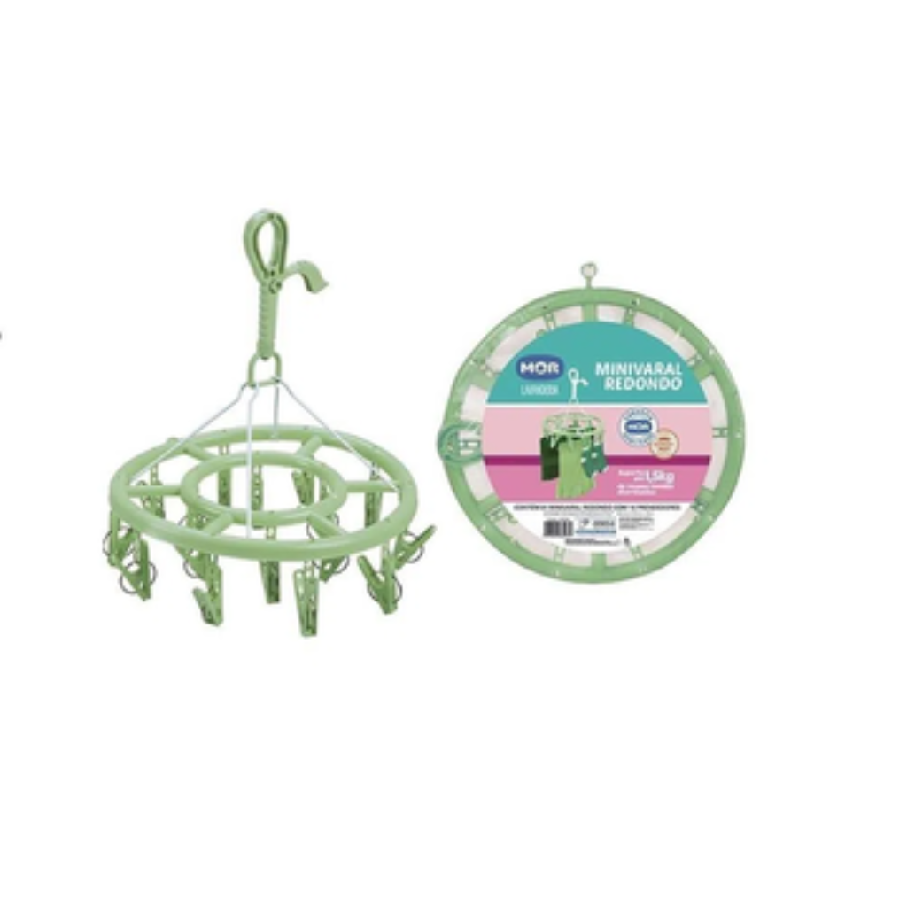 MINI-VARAL REDONDO COM 16 PRENDEDORES - MACRO TOOLS