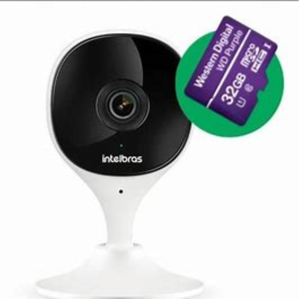 CÂMERA DE VIDEO WI-FI FULL HD IMX C - C/ MICROSD 32GB - MIBO SMART ...