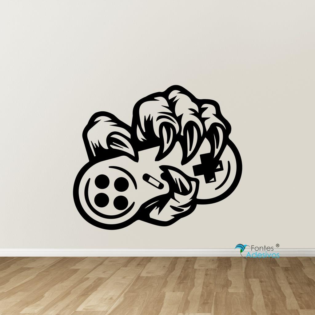 Adesivo de Parede Gamer - 42 x 36 cm - FONTES ADESIVOS
