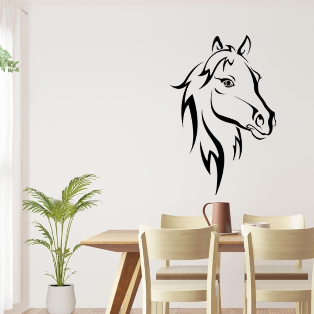 Adesivo de Parede Cavalo - 54 x 81 cm - FONTES ADESIVOS