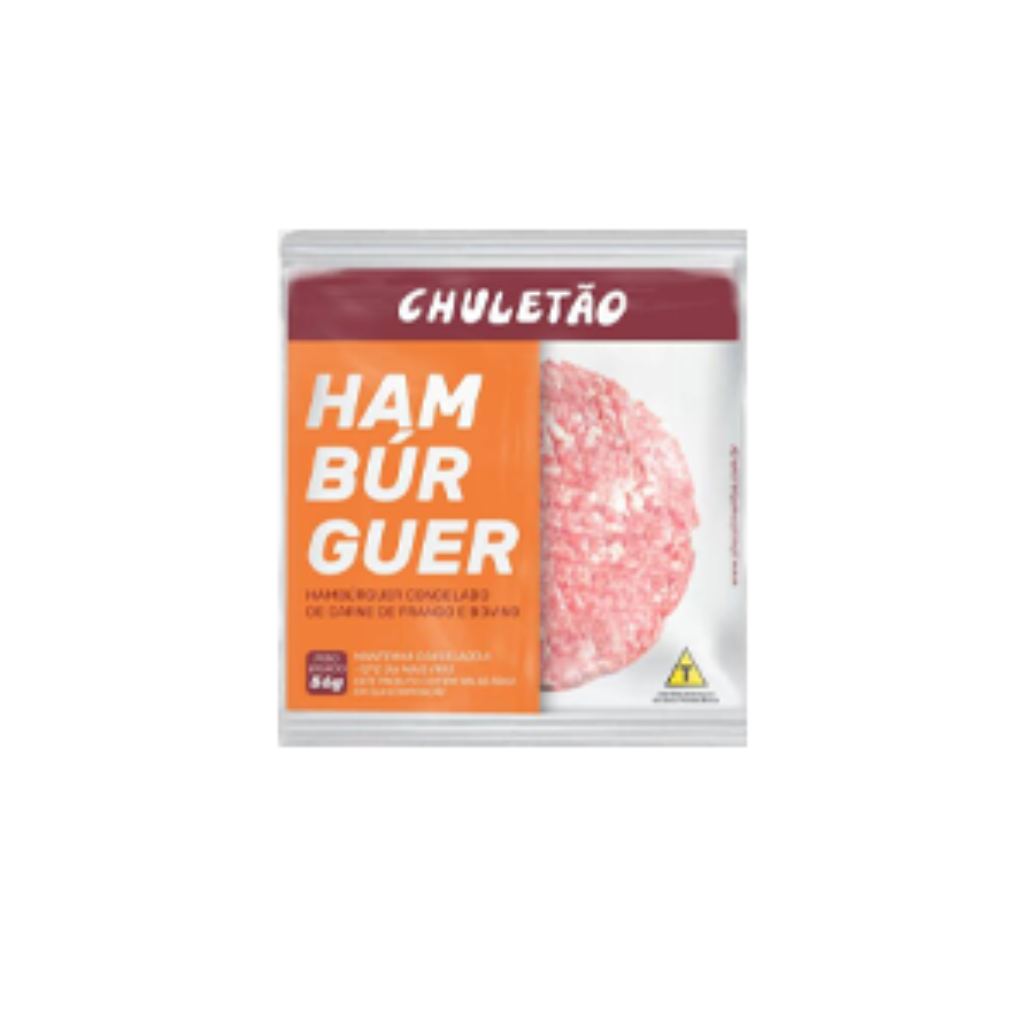 CARNE HAMBURGUER CHULETAO BOVINO 56G UNIDADE - Mercado Eukeromais Compras
